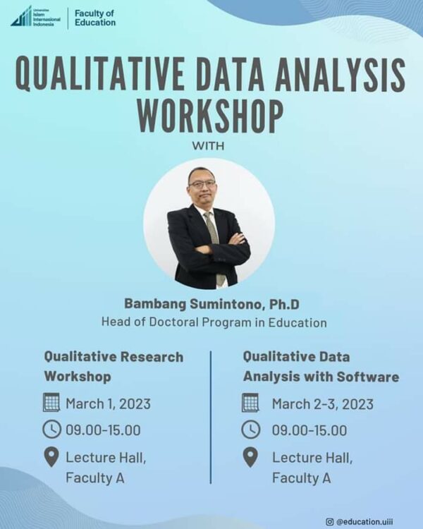 Qualitative Data Analysis Workshop for FoE-UIII Students - Faculty of ...
